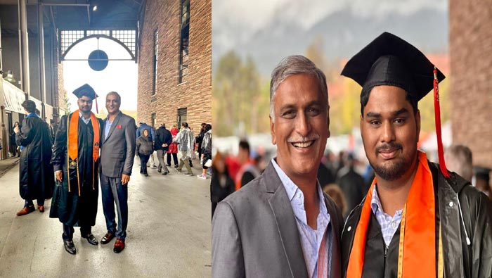 Minister Harish Rao : మంత్రి హరీష్ రావు తనయుడికి గ్రాడ్యుయేషన్ పట్టా ...