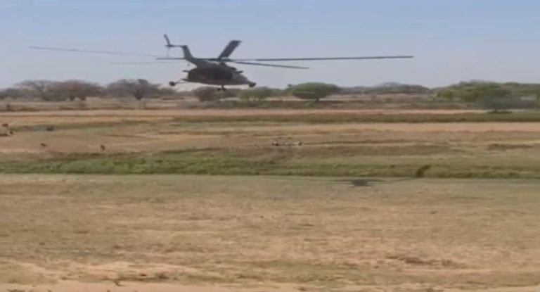 UP Shocker: 3 Army Helicopters Land in Village, Panic Ends as Mock ...